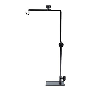 XMSound Reptile lamp Stand ,Adjustable Floor Light Holder Stand Bracket Metal Lamp Support for Reptile Glass Terrarium Heating Light, for Cold-Blooded Animals Like Amphibians and Lizards, Turtles