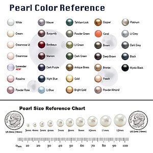 Japanese Freshwater Cultured Pearl Earrings Stud AAA Graded 6mm Lavender Stud Earrings for Women with Sterling Silver Settings and Jewelry Gift Box - Orien Jewelry