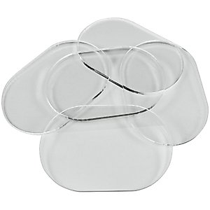 LITKO Clear Miniature Bases, Pill 51x77mm, 3mm Clear (5) …