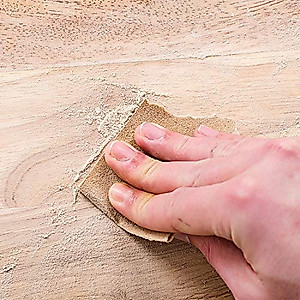 Dura-Gold Premium 80, 120, 150, 220, 240, 320, 400, 600, 800, 1000 Grit 1/4 Sheet Size Gold Sandpaper with Hook & Loop Backing, 5.5" x 4.5", 4 Each 40 Total - Wood Woodworking Automotive, Palm Sanders