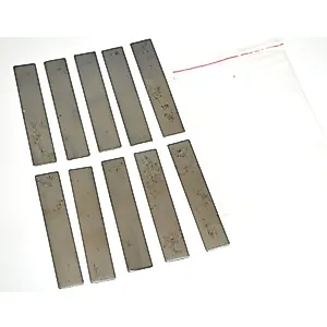 Eisco Labs Iron Electrode Strips 100 x 19mm - Pack of 10