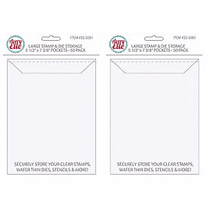 Avery Elle Stamp & Die Large Storage Pockets # SS-5001 (Bundle 2 Items)