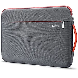 Voova 13 Inch Laptop Sleeve Case Compatible with MacBook Air/MacBook Pro 13 M2/M1,13.5 Surface Laptop 5/4,XPS 13 Chromebook,iPad Pro 12.9,360°Protective Computer Bag Cover with Organizer Pocket, Grey