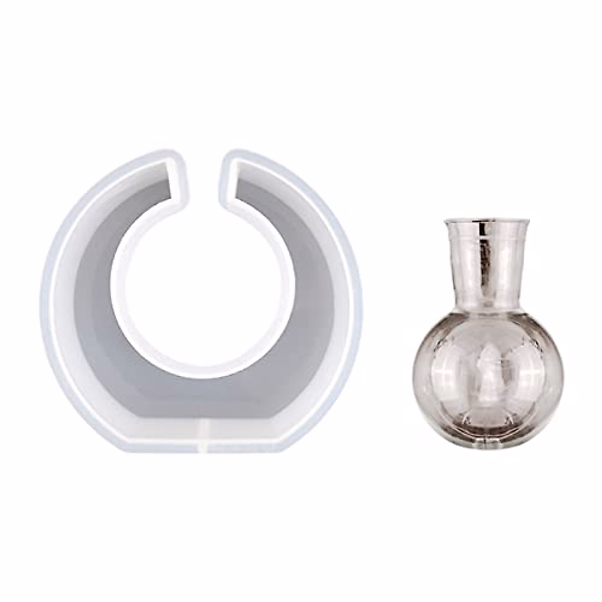 D-GROEE DIY Silicone Mold Easy Demolding Wide Application Long Lasting Hydroponic Planter Epoxy Silicone Mold Gadget Planting Supplies A