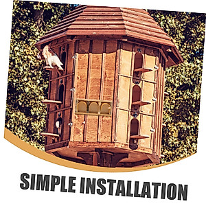 Pigeon Supplies Bird Cage Birds House Door Pigeon Cage Door Racing Pigeons Cage Supplies Pigeon Entrance Door Bird Racing Door Bird Door Dove Entrance Door Pigeon Door Wood BESPORTBLE