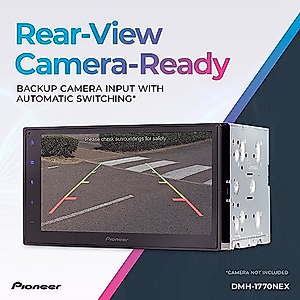 PIONEER CAR DMH1770NEX 6.8-inch Capacitive Touchscreen, Bluetooth, Back-up Camera Ready Android Auto, Apple CarPlay, SiriusXM-Ready - Multimedia Digital Media Receiver