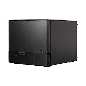 Fractal Design Node 804 - Black - Cube Compact Computer Case - mATX - High Airflow - Modular Interior - 3X Fractal Design Silent R2 120mm Fans Included - USB 3.0 -Window Side Panel