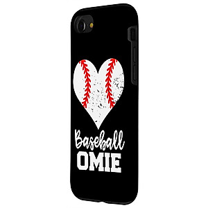 iPhone SE (2020) / 7 / 8 Baseball Omie Funny Baseball Heart Grandma Omie Case