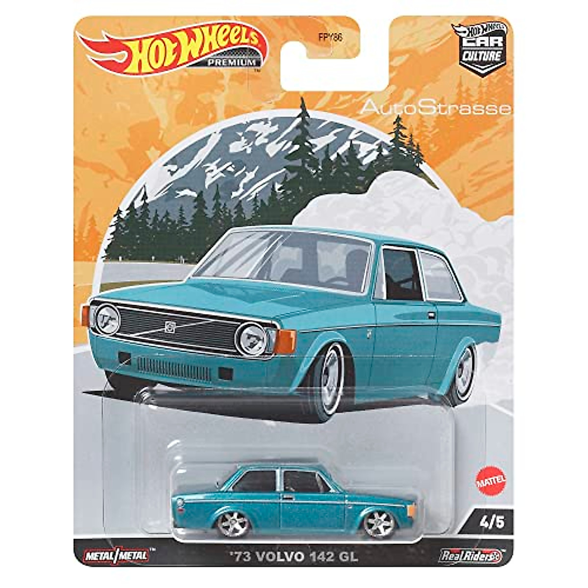 Hot Wheels '73 VVolvo 142 GL, Auto Strasse