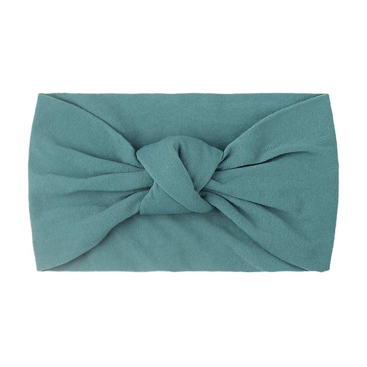 Whteian Baby Girls Headbands Newborn Infant Toddler Hairbands Turban Knotted Bows Children Hair Accessories (23 - Color)