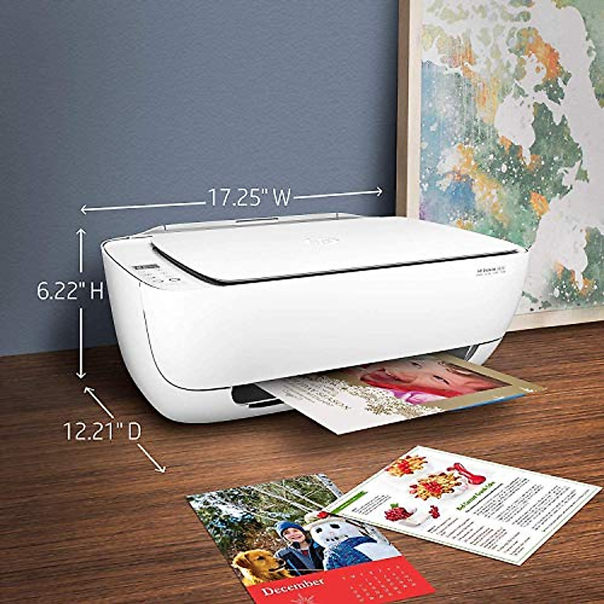 HP DeskJet 3630 Wireless All-in-One Printer, Works with Alexa (F5S57A)