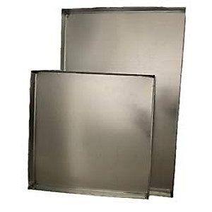All Things Bunnies Galvanized Metal Slide in Cage Pans - 7 Sizes (24x36)