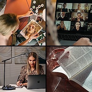 Yeslamp LED Desk Lamp with 10W Wireless and 24W USB-C Fast Charging, Ace RGB Dynamic, Natural Spectrum Desk Light,6 RGB Lighting Modes/Music Rhythm, Perfect for Gaming Setup, Live Video, Study, Home