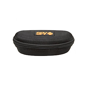 SPY Monolith Sunglasses Matte Black with Happy Gray Green Polar Black Spectra Mirror Lens