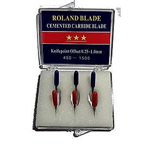 6-Pack Roland Type Replacement Carbide Blade Set 45 + 60 deg