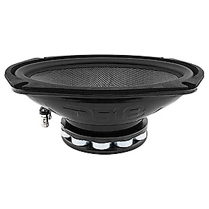 DS18 PRO-CF69.2NR 6 x 9 Inches Water Resistant Loudspeaker - Mid-Bass Carbon Fiber Cone and Neodymium Rings Magnet 600 Watts 2-Ohms - Ideal for Motorcycle & Motorsports (1 Speaker)
