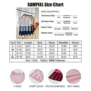 Button Down Shirts for Women Loose Fit Womens Summer Blouses Loose Tunic Flowy Tops Orange M