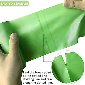 2 Gallon Compostable Trash Bags Small Biodegradable Garbage Bags 7.5 Liters Wastebasket Trash Liners for Bathroom Office Bedroom, Green 100 Counts