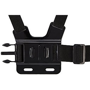 Amazon Basics Adjustable Chest Mount Harness for GoPro Camera (Compatible with GoPro Hero Series), Black