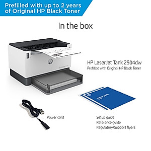HP Laserjet Tank 2504dw Wireless Black & White Printer Prefilled with Up to 2 Years of Original Toner (2R7F4A)
