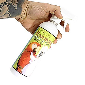 Kings Cages Rainforest Mist Bath Spray for Cockatoos & Macaw 17oz
