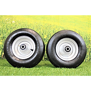 (Set of 2) Hustler 13x5.00-6 Pneumatic assemblies. Fits Raptor SD & Fastrak replaces 605038.