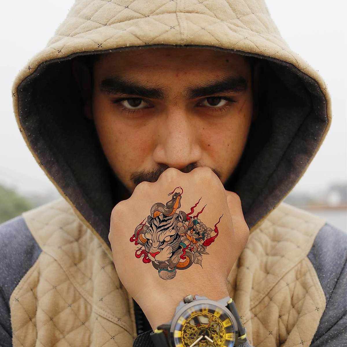 Printable Temporary Tattoo Paper for Inkjet Printer - 8.5"X11", 10 SHEETS - DIY Personalized Image Transfer Sheet for skin