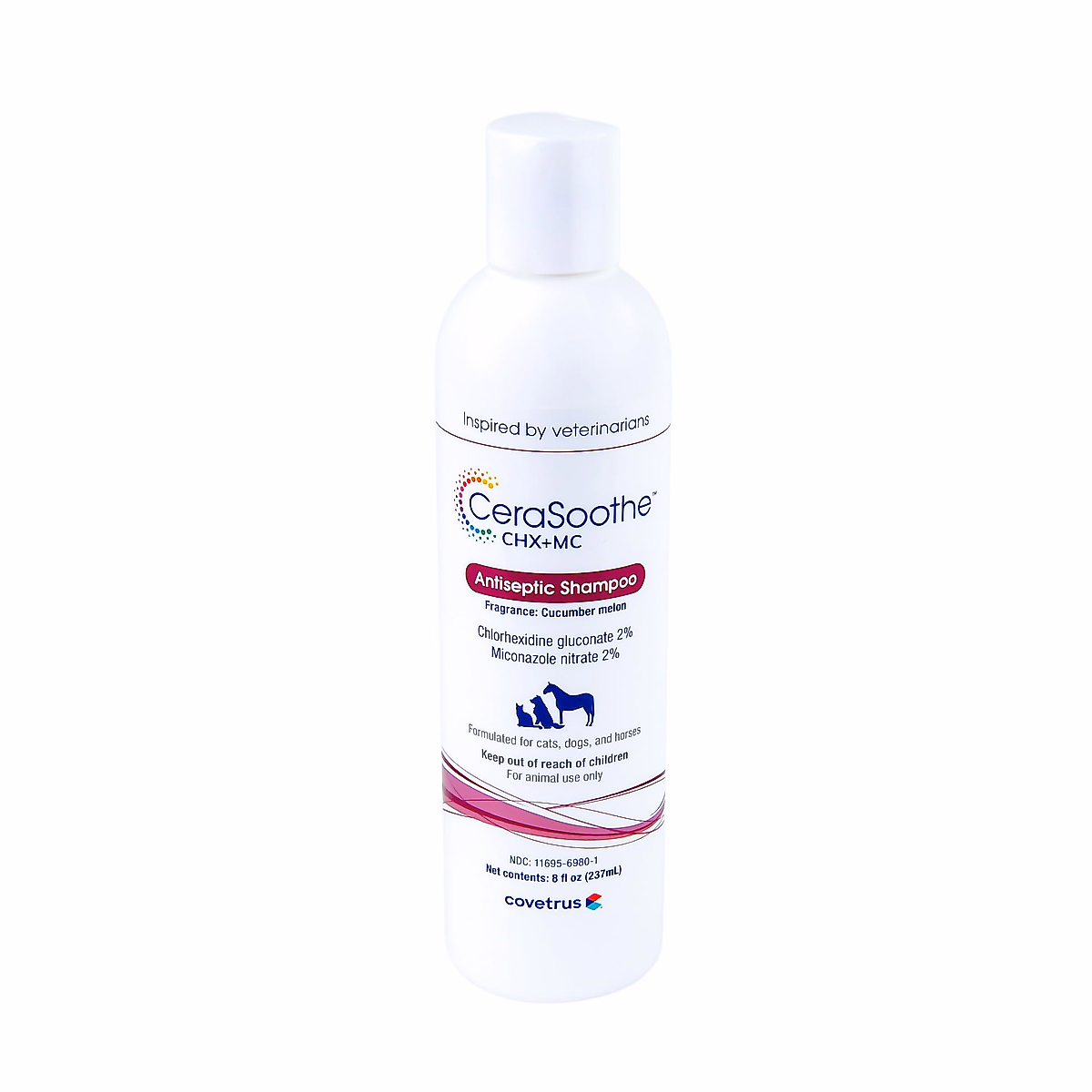 CeraSoothe® CHX+MC Antiseptic Shampoo 8oz
