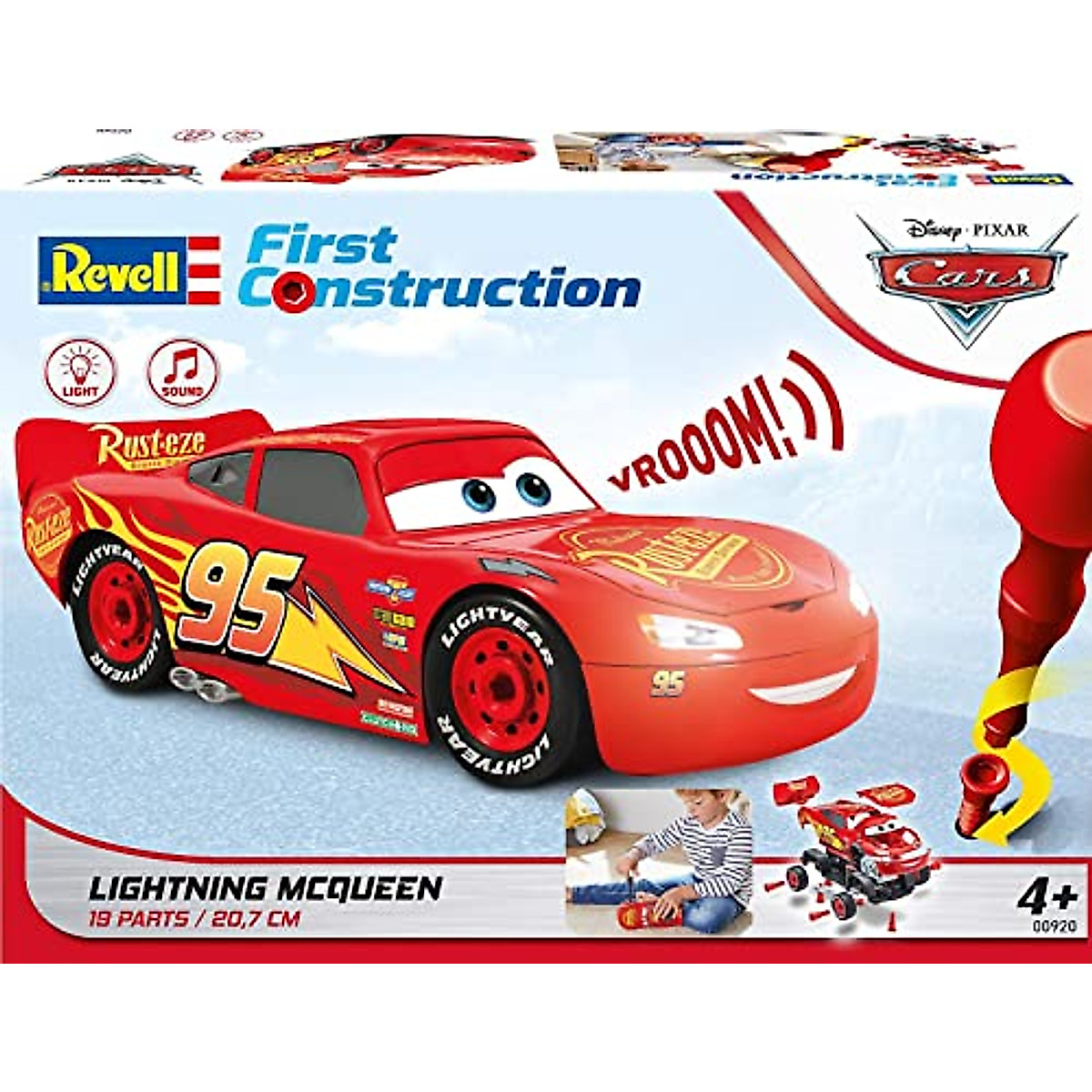 Revell Lightning McQueen with Lights & Sounds - 1:20 Scale