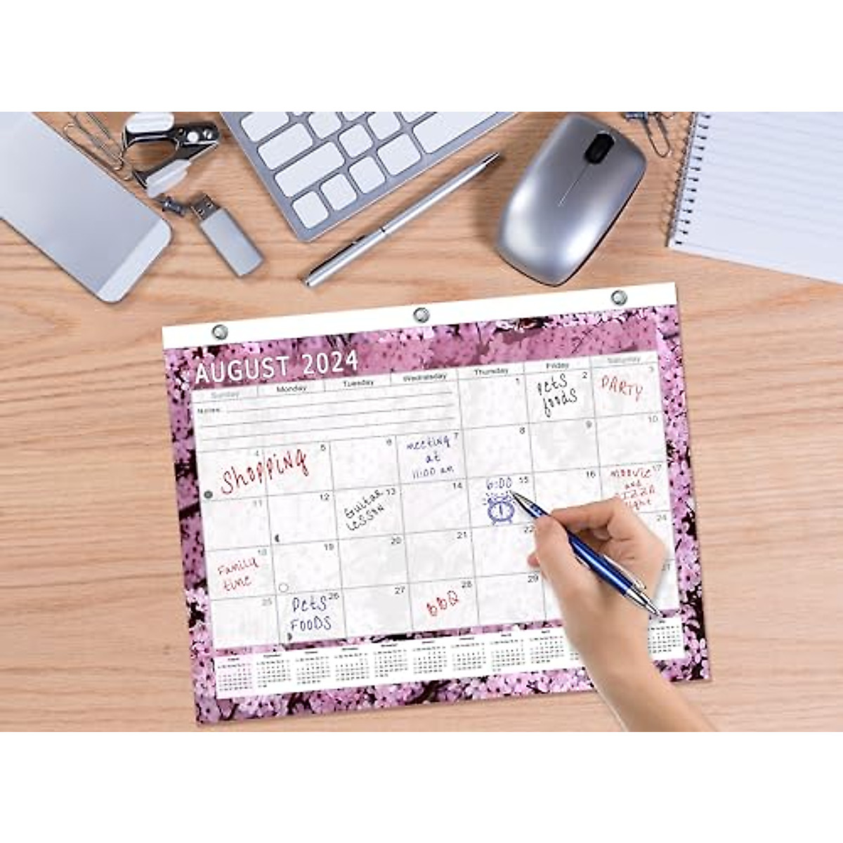 2024-2025 Academic Year 12 Months Student Calendar/Planner for 3-Ring Binder, Desk or Wall (Edition #021)