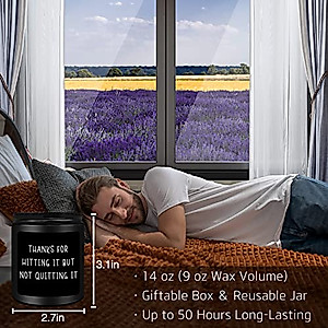 Anniversary Romantic Gifts for Him, Gifts for Him Men Boyfriend Husband, Valentines Day Wedding Anniversary Christmas Gifts for Him-Thanks for Hitting It But Not Quitting It-Sandalwood Scented