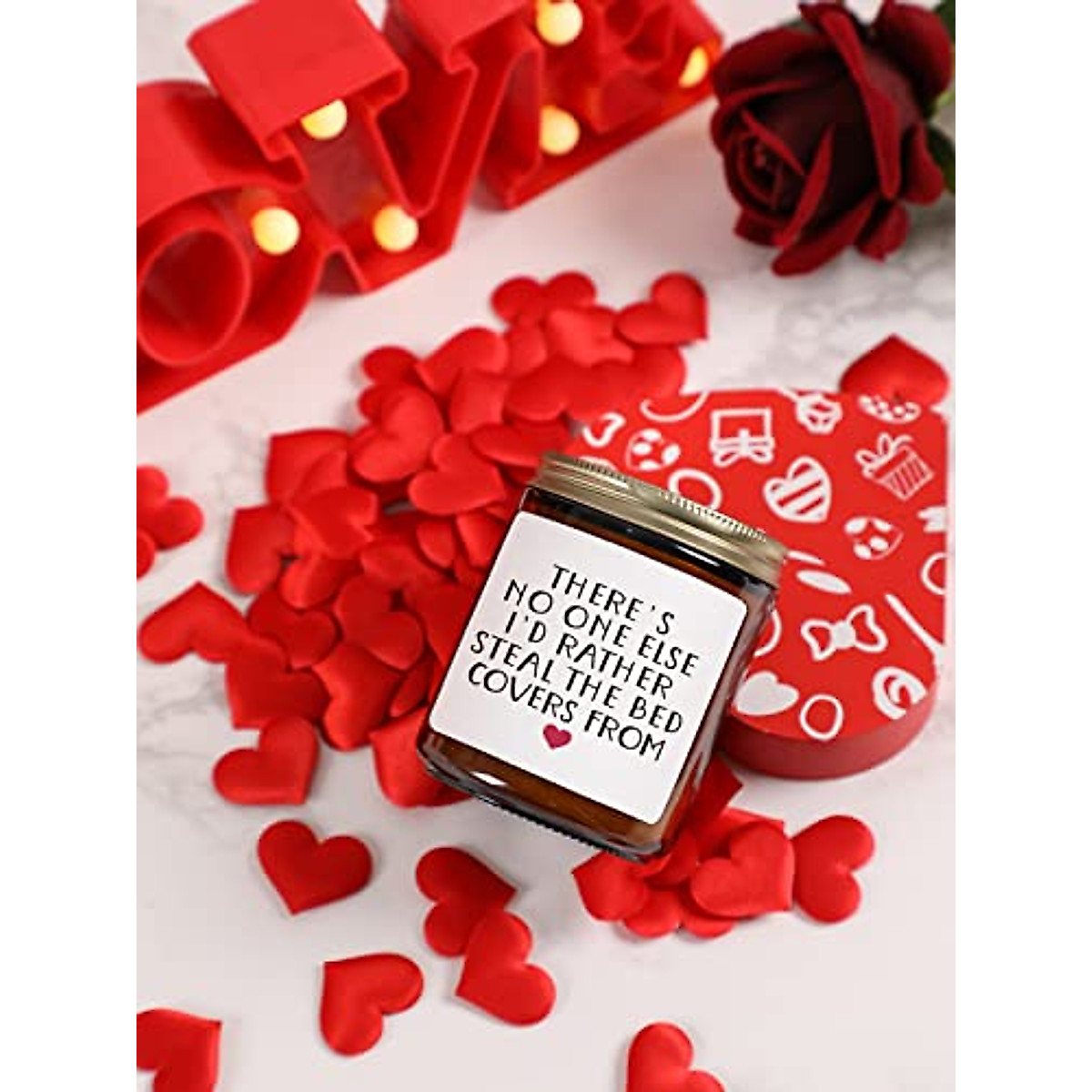 Scented Candle Gifts for Couple Lover Partner Husband Wife Funny Christmas, Birthday Love Candle Gifts for Her Him