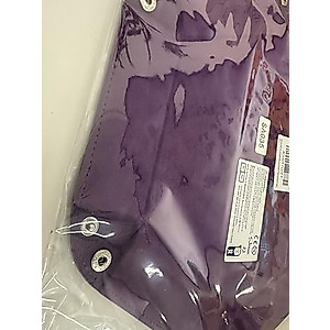 SIQUK Double Sided Dice Tray, Folding Hexagon PU Leather and Velvet Dice Holder for Dungeons and Dragons RPG Dice Gaming D&D and Other Table Games, Dark Violet