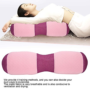 Yoga Bolster, Yoga Waist Pillow Lumbar Vertebra Pelvis Correction Bolster Cushion Memory Foam Block, Sturdy Yoga Cushion, Correct Lumbar Pelvic Til