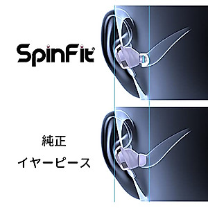 SpinFit CP1025 & CPA2 for Galaxy Buds Pro and Jabra 85T- M/S - Black - Medical Grade Silicone Patented Replacement Ear Tips and Adapters for Supreme Comfort and Sound Performance