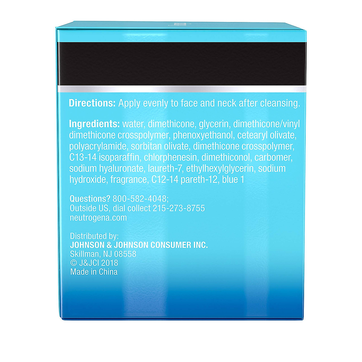 Neutrogena Hydro Boost Hyaluronic Acid Hydrating Water Face Gel Moisturizer for Dry Skin, Oil-Free, Non Comedogenic, Travel Size .5 oz