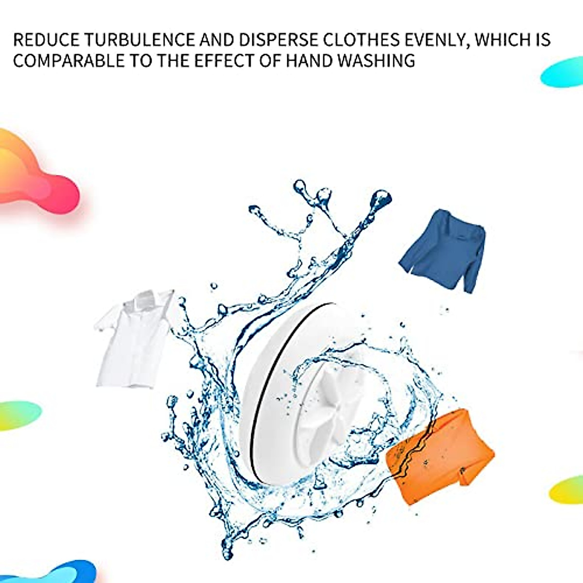 GN109 #6Eb762 Mini Washing Machine Dishwasher Portable Cleaner