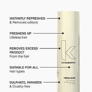 KEVIN.MURPHY FRESH.HAIR - Dry Shampoo Spray - For All Hair Types - Dry Shampoo for Fresh Hair - Sulphate-Free Dry Shampoo - Hair Care - 250 mL / 8.45 fl oz