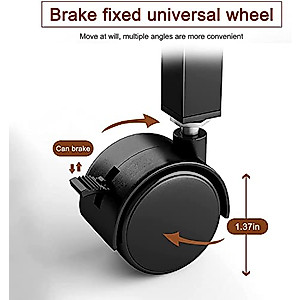 KOUPA Adjustable Mobile Standing Desk Large 16×31 in, Rolling Computer Workstation with Lockable Wheels for Home Office, 360° Flip Tilt Foldable Laptop Table Cart for Standing Sitting