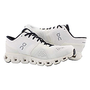 On Women's Cloud X Sneakers, White/Black, 9 Medium US
