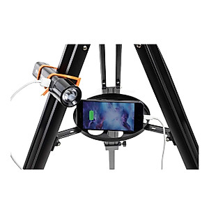 Celestron - PowerTank Glow 5000 - Portable USB Rechargeable Power Bank + Red Flashlight - 5000 mAh Capacity – The Best Astronomy Flashlight - Must-Have 2-in-1 Accessory for Amateur Astronomers (93585)