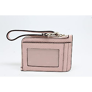 Kate Spade New York Leila Leather Card Holder Wristlet Rose Smoke