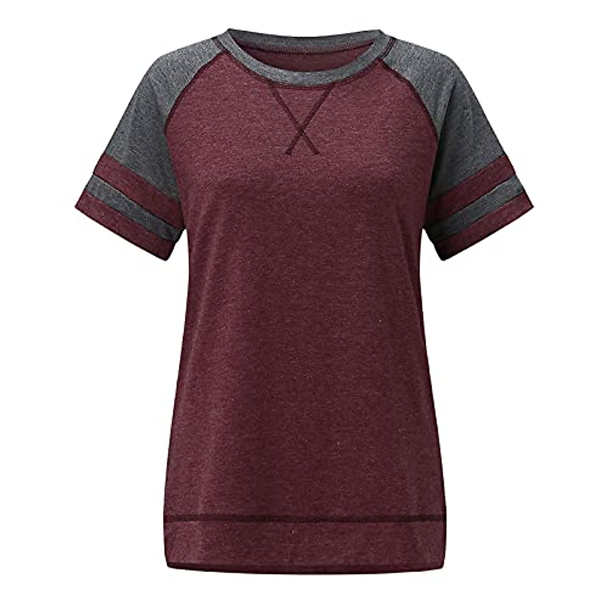 Tunic Tops to Wear with Leggings O Neck T-Shirt Top for WomenPartyLoose Daily Top