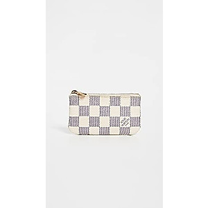 Louis Vuitton Women's Pre-Loved Pochette Cles, Damier Azur, White, One Size