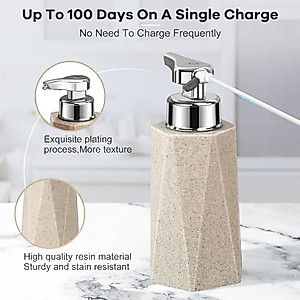 Phneems Automatic Foaming Soap Dispenser - Touchless, Rechargeable, Smart Electric for Bathroom, Kitchen, Commercial Use