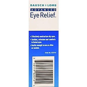 Bausch & Lomb Advanced Eye Relief Dry Eye Lubricant Eye Drops 1oz ( Packs of 3)