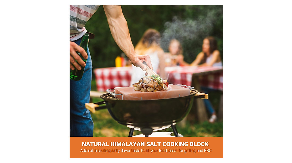 Onlyfire Himalayan Salt Block Cooking Plate - 12x8 inches