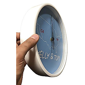 Custom Personalized Photo Wall Clock (10") - Add Your Photo, Picture, Logo or Any Design - Create Your Own Clock for Family, Friends - Made in USA