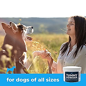 Tummy Powder for Dogs and Cats | Anti-Diarrheal Bentonite Clay Powder | Gas Relief | Stool Firmer | Detox | Anti-Diarrhea | Calcium and Other Minerals | Natural from The Earth | by Blue Dog Pet