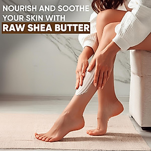 HERBOGANIC Pure Raw African Shea Butter, Organic White Ivory Premium 100% Natural Unrefined Ghana Skin Beauty Care Face Body Hair Scalp Non GMO (5 Lb) (Shea Butter 5 LB)